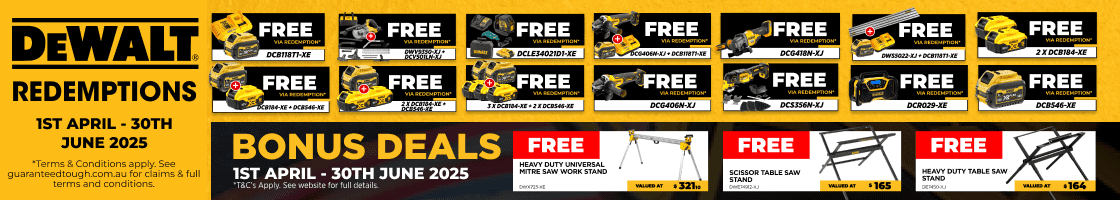 Dewalt Redemption | Sydney Tools