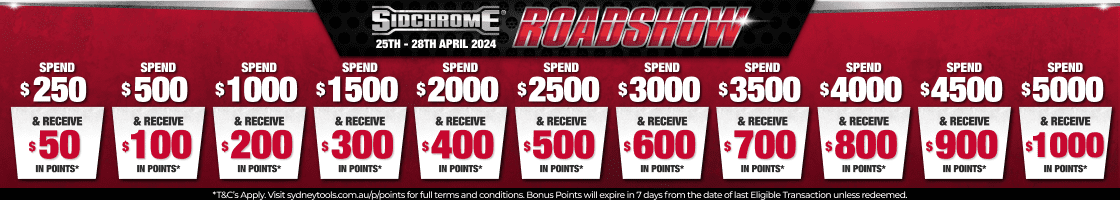 Sidchrome Roadshow | Sydney Tools