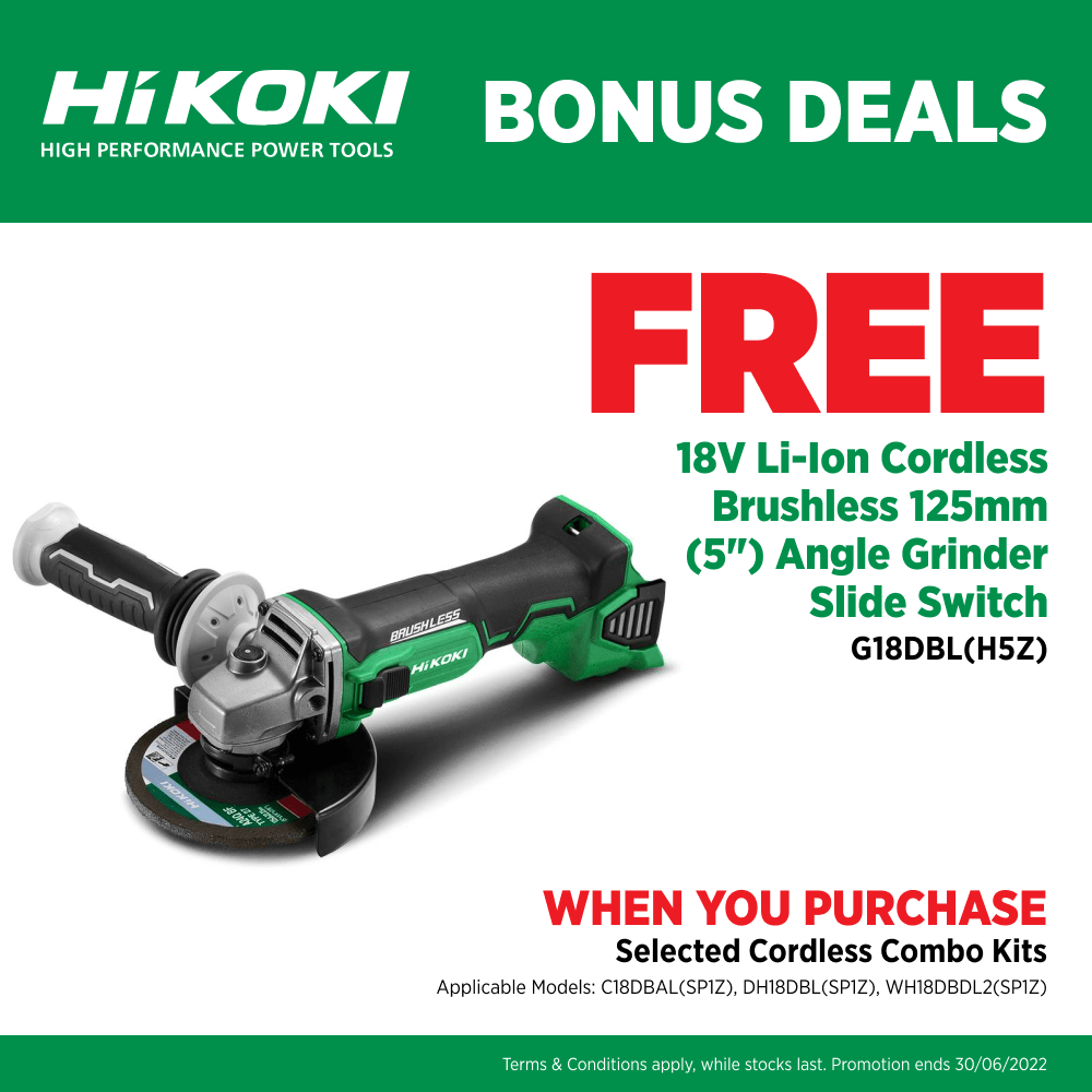 HiKOKI DH18DBL(SP1Z) 18V 5.0Ah Li-Ion Cordless Brushless SDS Plus 3 ...