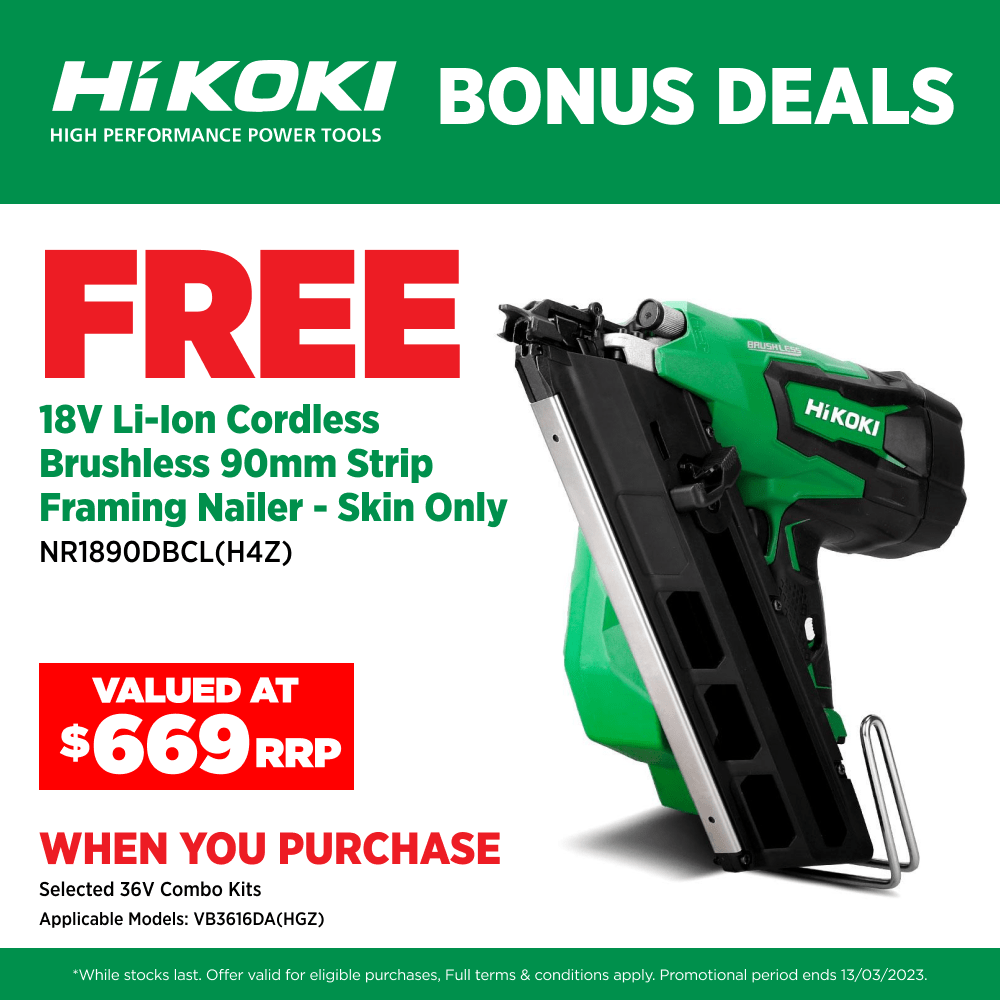 HiKOKI VB3616DA(HGZ) 36V 2.5Ah Li-ion Cordless Brushless MultiVolt ...