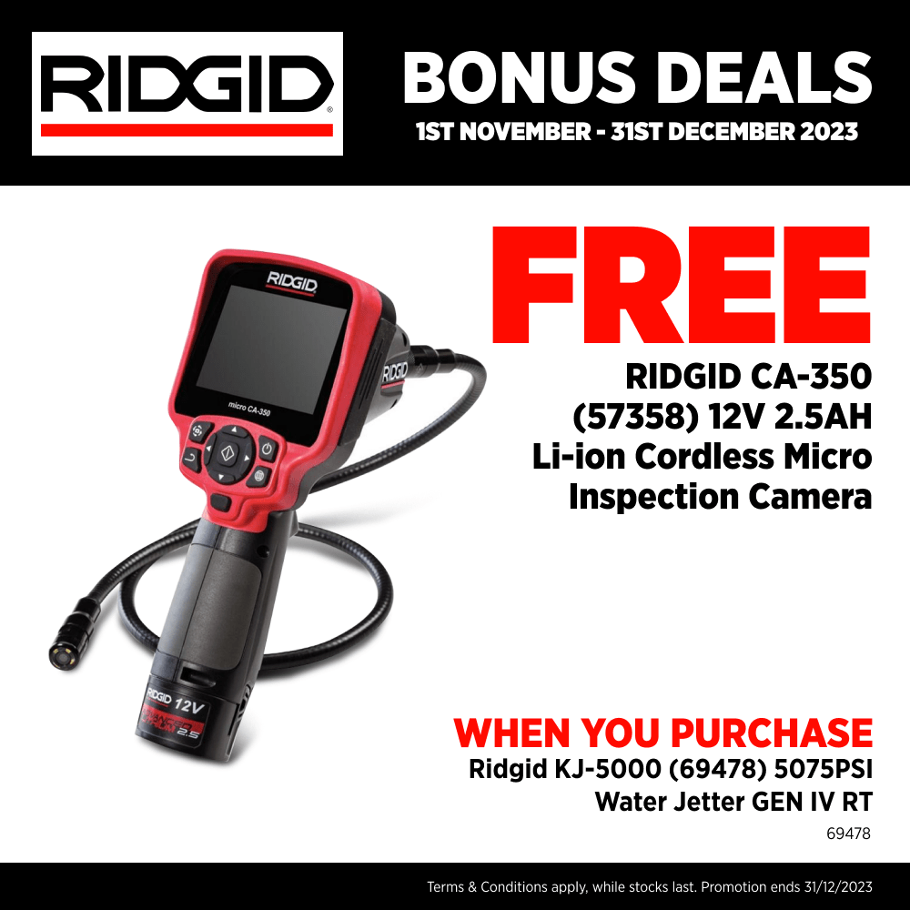 Ridgid KJ-5000 (69478) 5075PSI Water Jetter GEN IV RT