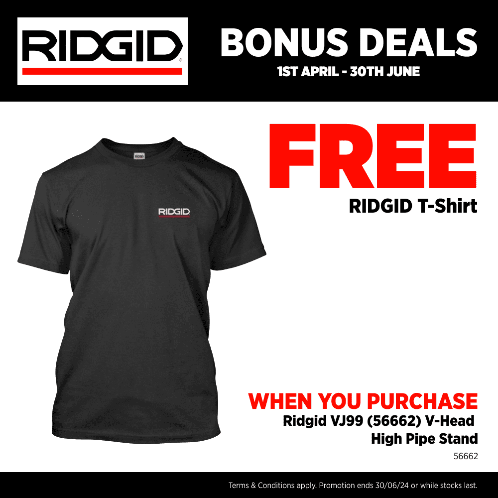 Ridgid VJ-99 (56662) V Head Pipe Stands