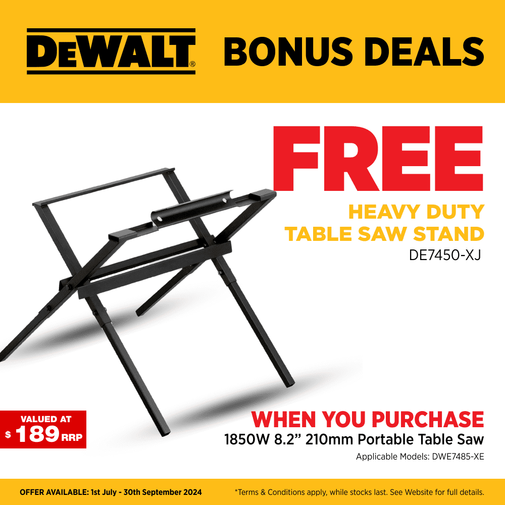 DeWalt DWE7485-XE 1850W 210mm (8.2") Portable Table Saw
