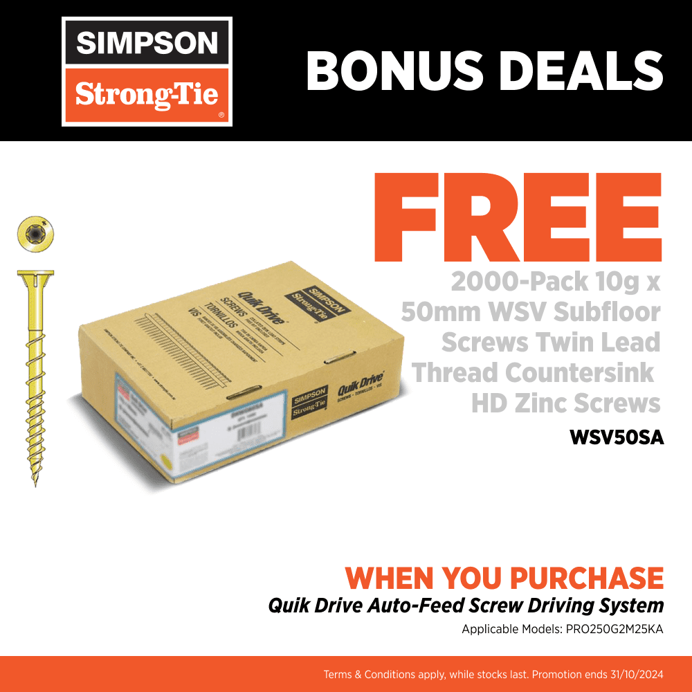 Simpson Strong-Tie PRO250G2M25KA Quik Drive Auto-Feed Screw Driving System