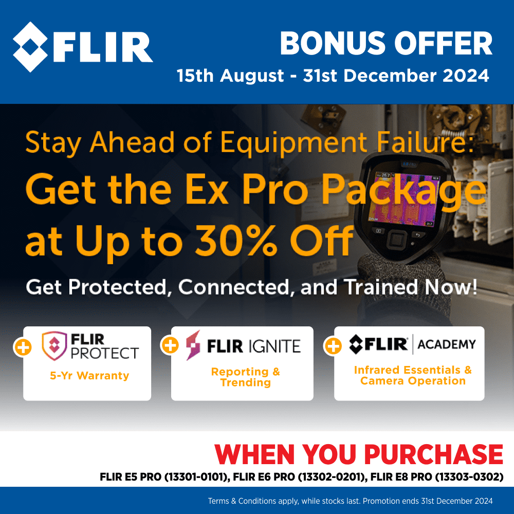 FLIR E5 Pro (13301-0101) 160px × 120px Pro-Series Infrared Camera with Ignite Cloud