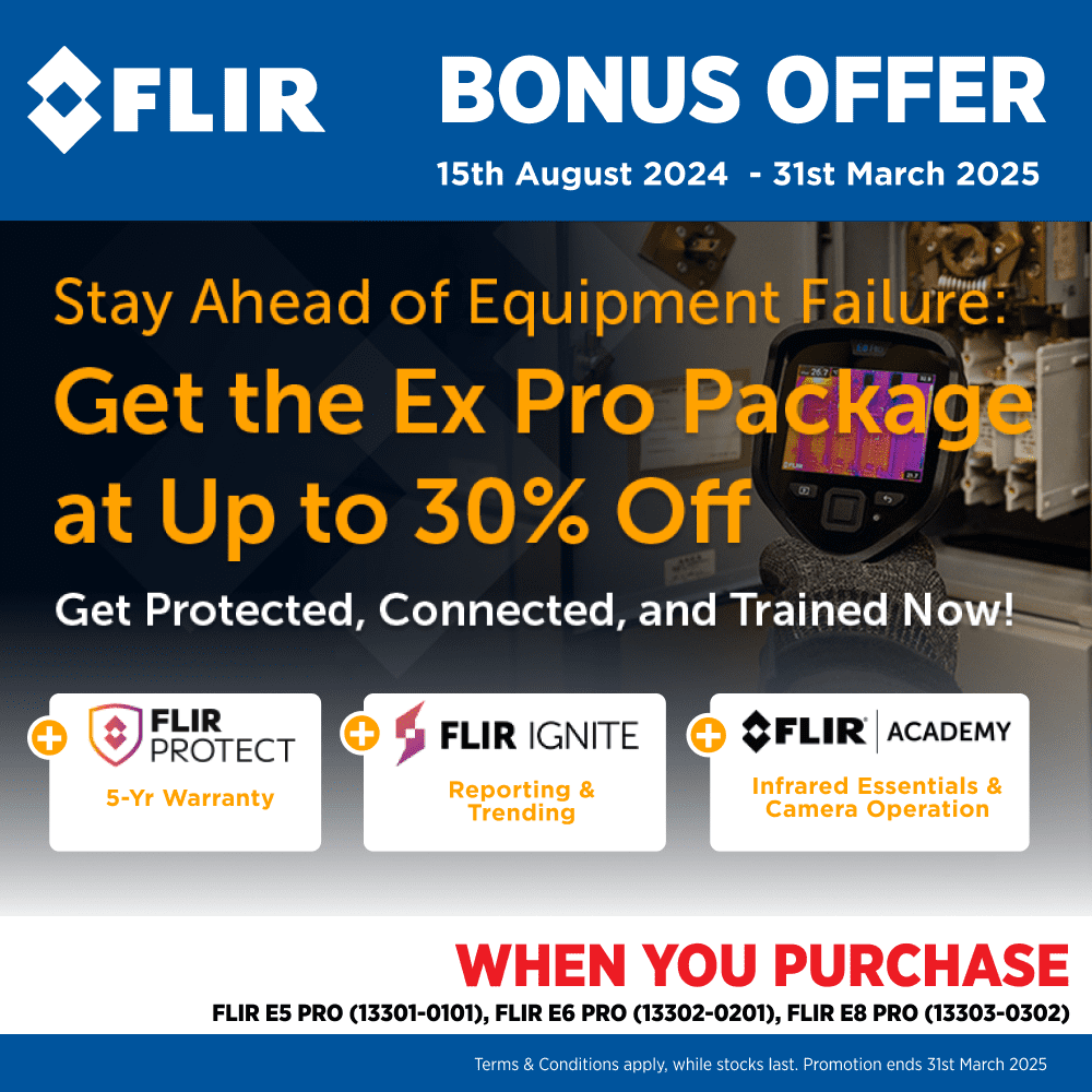 FLIR E6 Pro (13302-0201) 240px × 180px Pro-Series Infrared Camera with ...