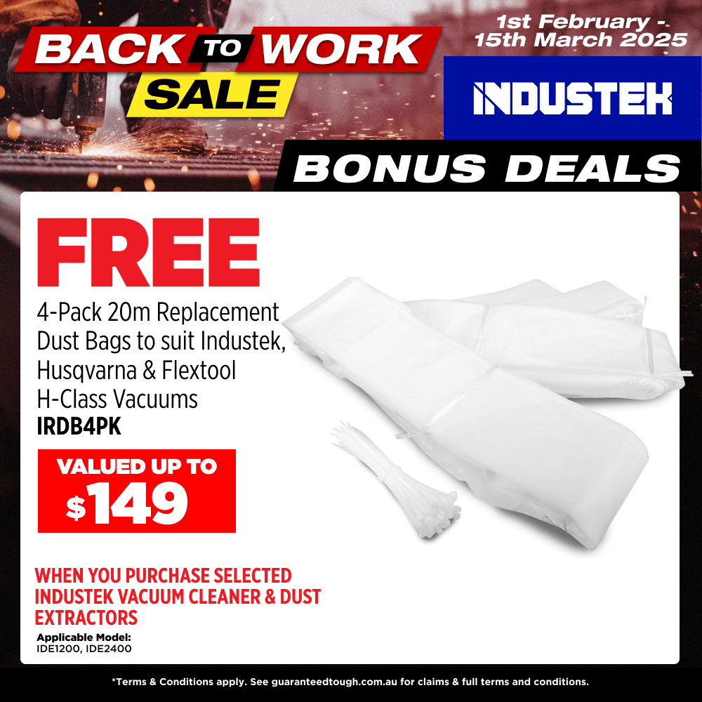 Industek IDE2400 2.4kW Twin Motor H-Class HEPA Vacuum Cleaner Dust ...