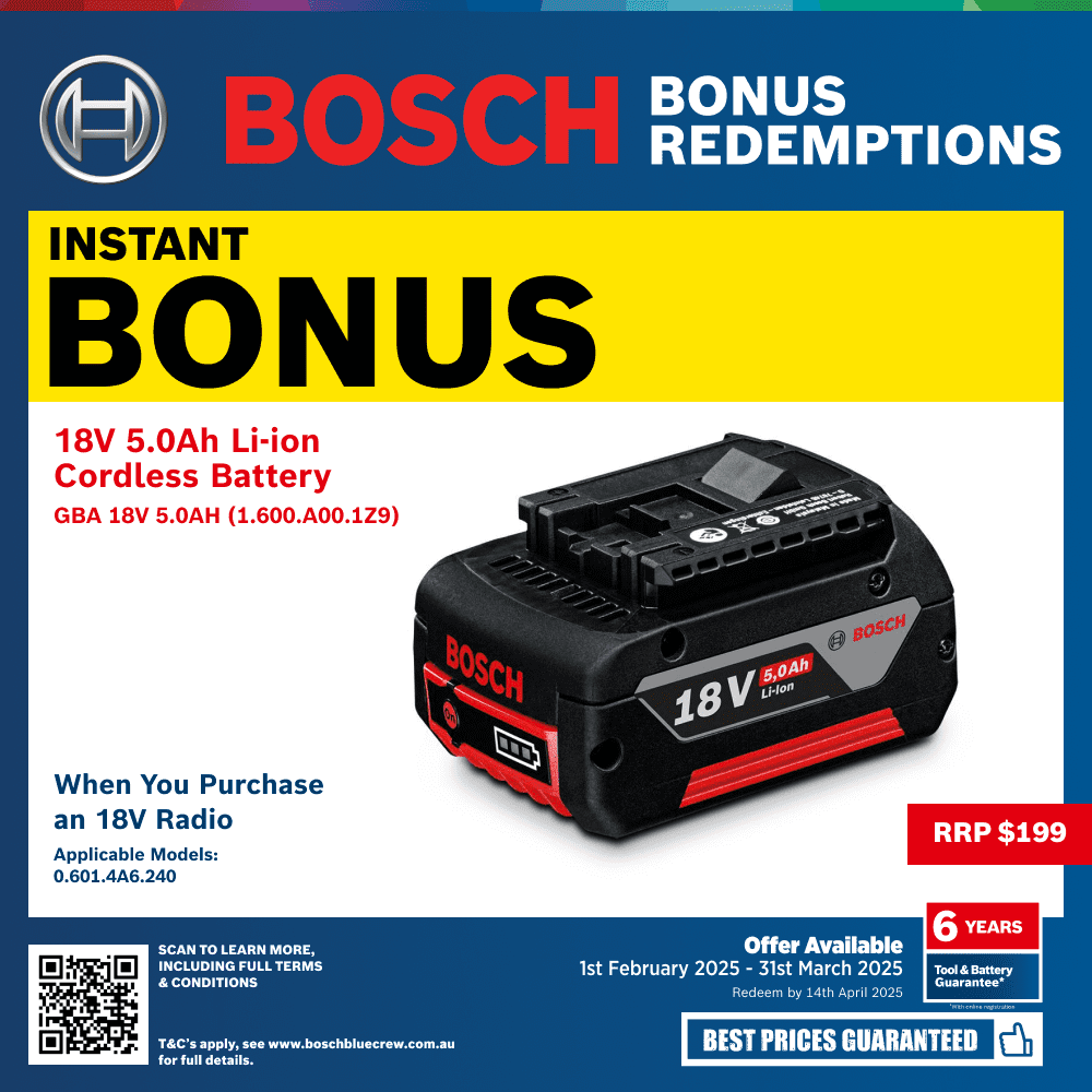 Bosch GPB 18VH-6 SRC (0.601.4A6.240) 12V - 18V Li-ion Cordless ...