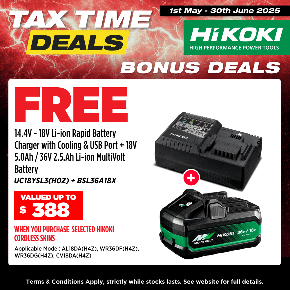 HiKOKI CV18DA(H4Z) 18V Li-ion Cordless Brushless Multi Tool - Skin Only