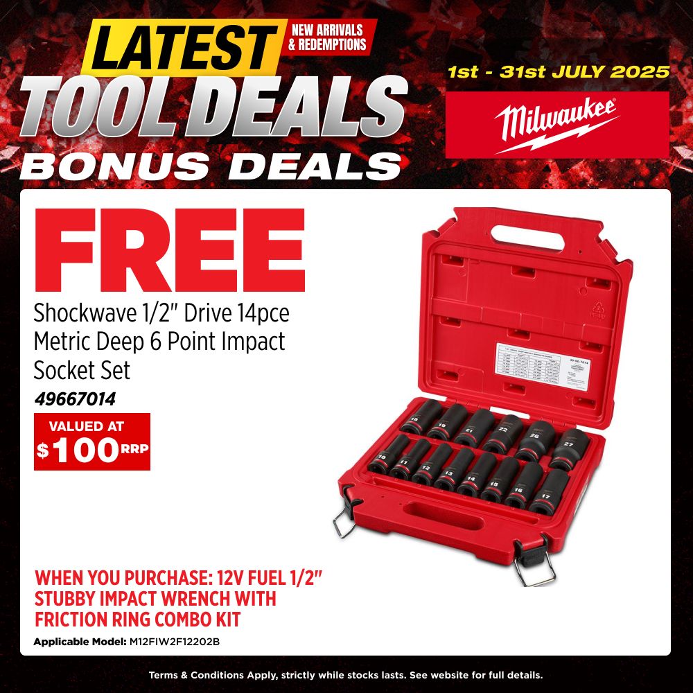 Milwaukee M12FIW2F12202B 12V FUEL 1/2" Stubby Impact Wrench with ...