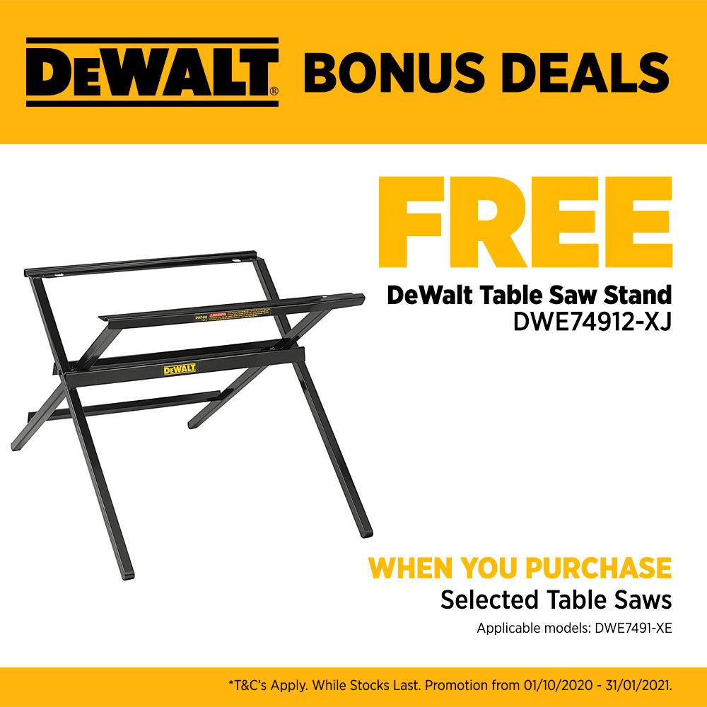DeWalt DWE7491-XE 2000W 254mm (10") Table Saw