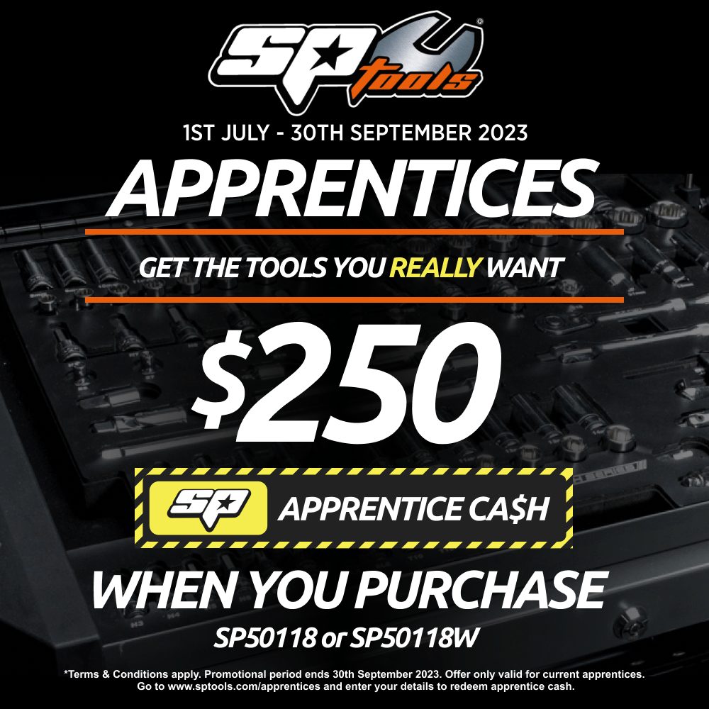 SP Tools SP50118 250pce Metric/SAE Tool Kit In 7 Drawer Off Road Series Tool Box