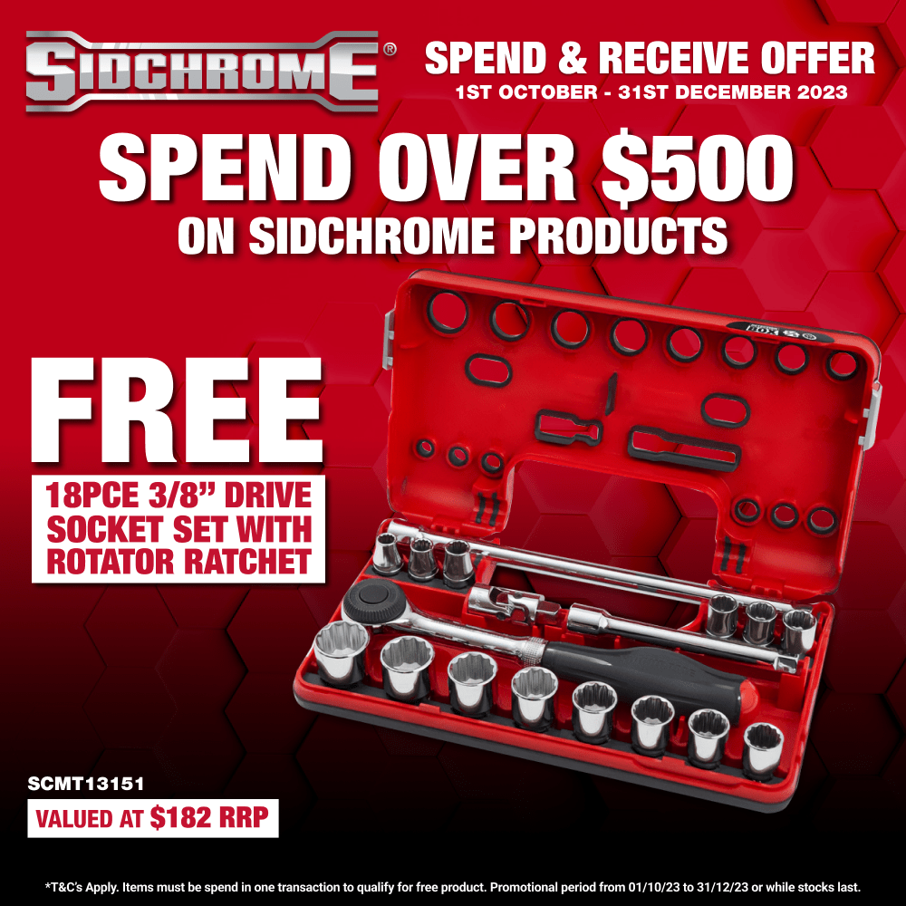 Sidchrome SCMT10158 204pce Metric & AF 8 Drawer Tool Chest Kit