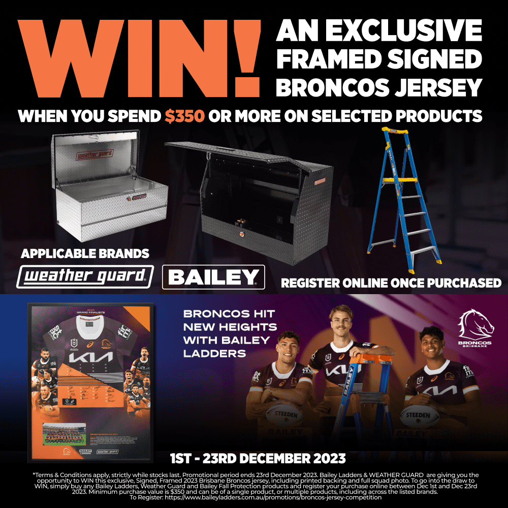 Bailey FS13975 10 Step 3.0m 150kg Fibreglass Single Sided Leaning Ladder