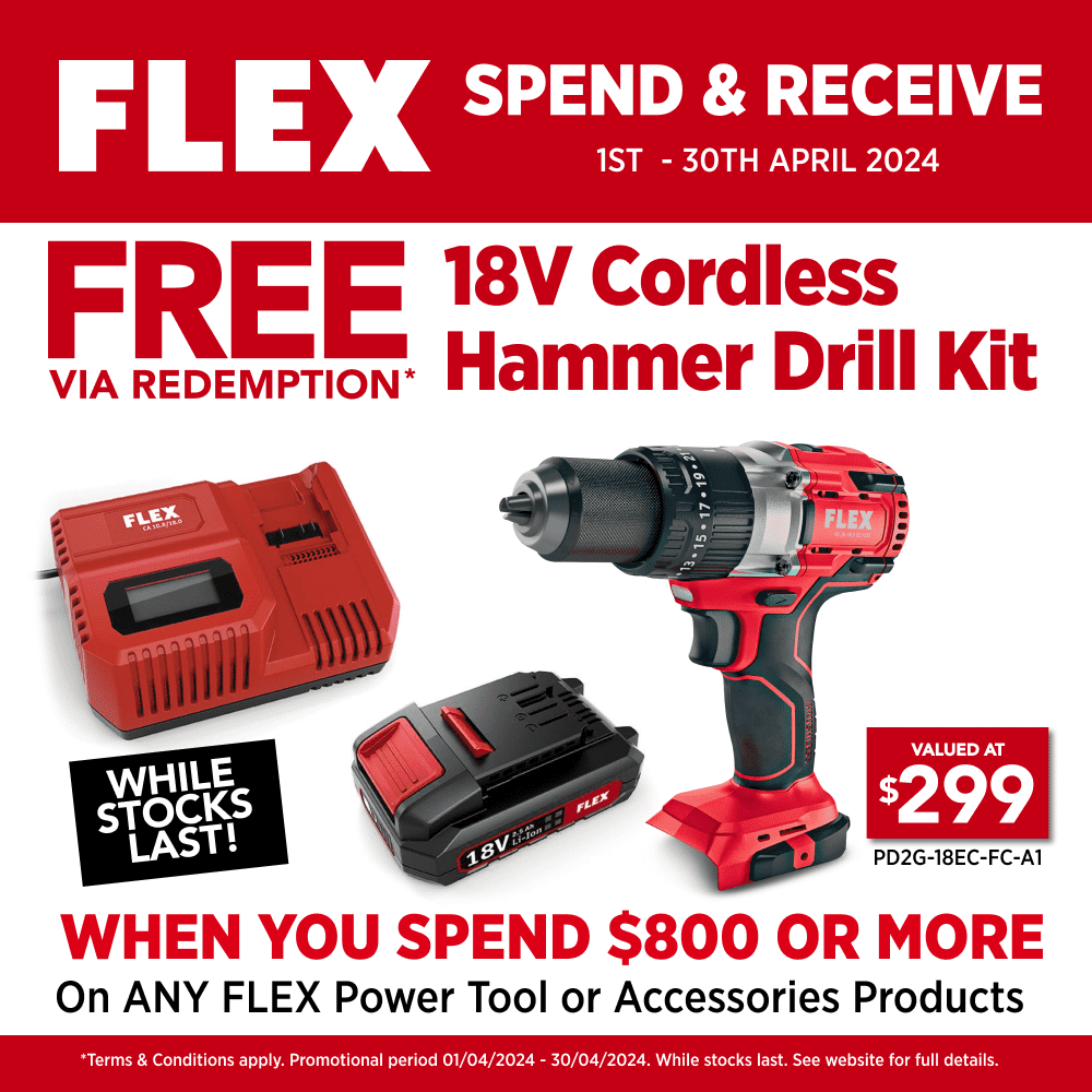 Flex GE5 (512206) 500W 225mm (8-3/4") Wall and Ceiling Long Reach ...