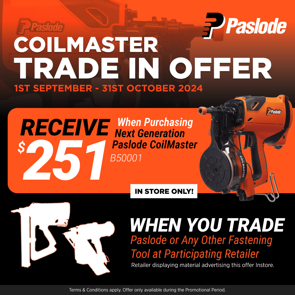 Paslode B50001 7.4V 2.0Ah Li-ion Impulse Coilmaster Cordless Nail Gun ...