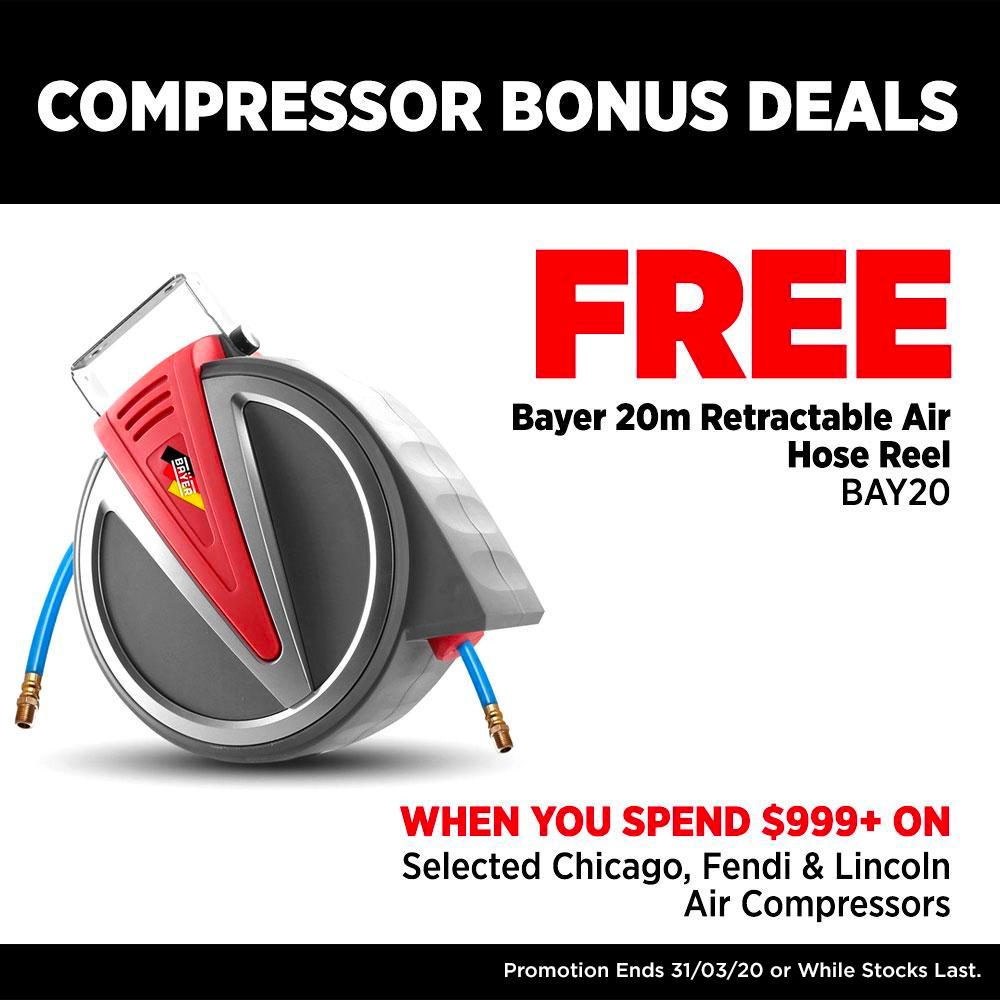 Chicago Air CHIJWA202 0.58kW Oil Free Air Pump Suits Hush 20 Silenced ...