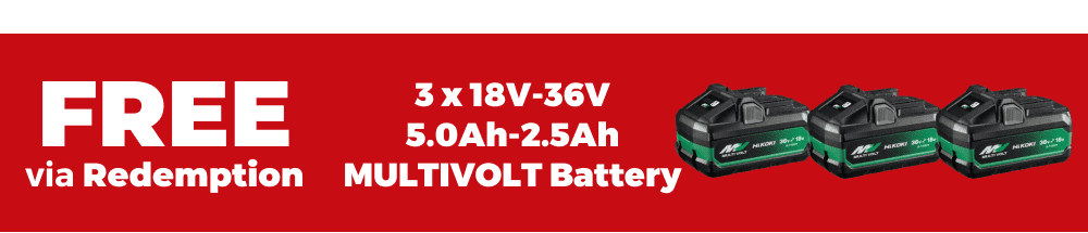 HiKOKI WH36DC(H4Z) 36V Li-ion Cordless Brushless IP56 1/4" Impact Driver - Skin Only
