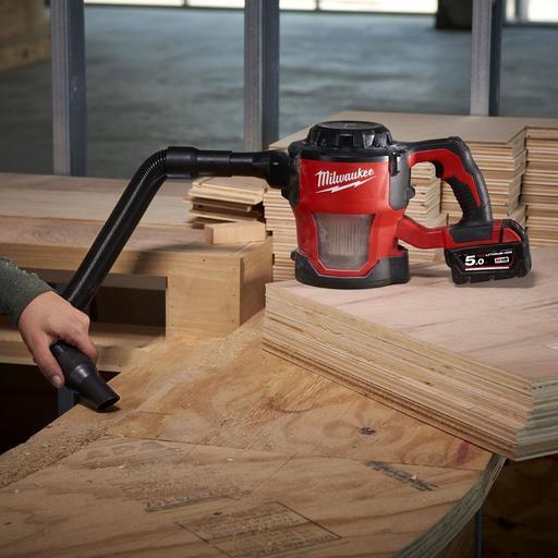Milwaukee M18CV-0 18V Li-ion Cordless Compact Vacuum Cleaner - Skin Only
