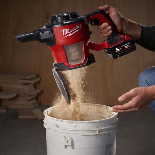 Milwaukee M18CV-0 18V Li-ion Cordless Compact Vacuum Cleaner - Skin Only