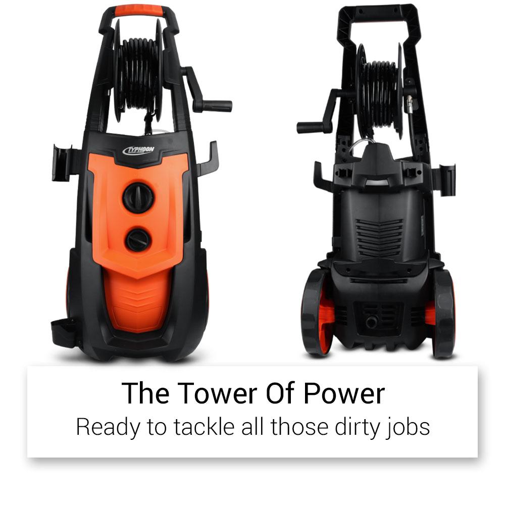 Typhoon TE3000 2.0KW 3000PSI EWP High Pressure Washer Cleaner with ...