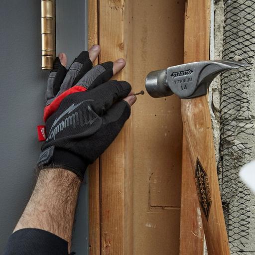 Milwaukee 48228745 Performance Fingerless Work Gloves (SMALL)