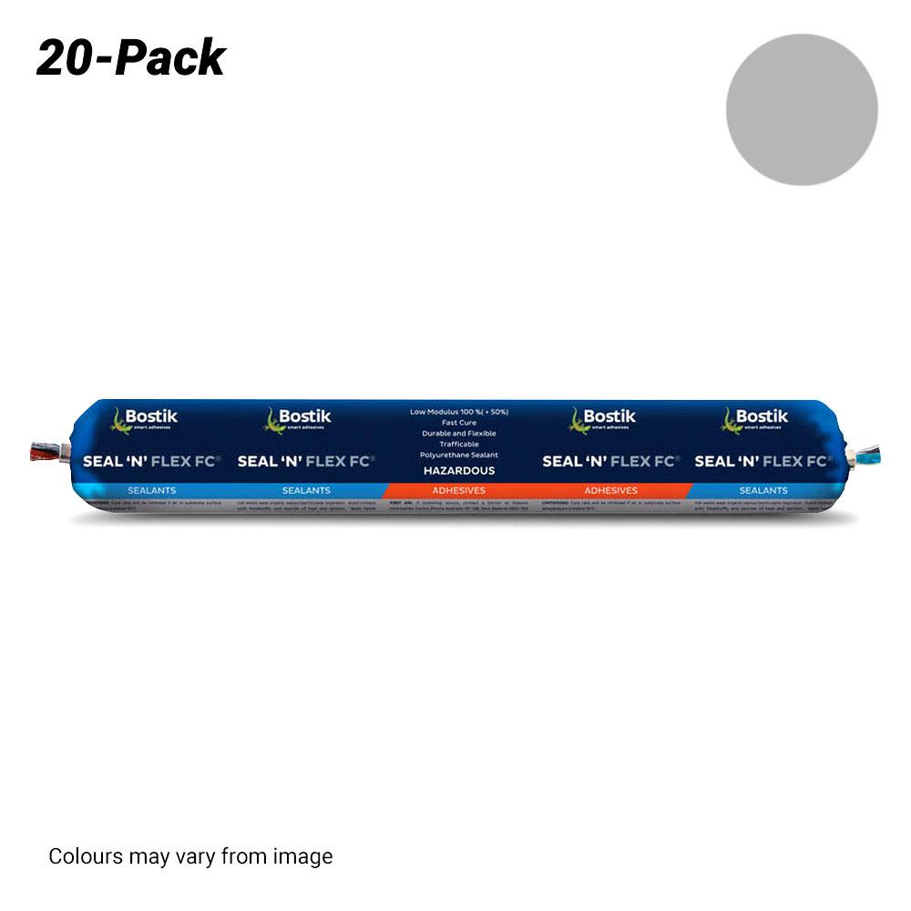 Bostik 3084007220PK 20-Pack 720gms 600ml Seal N Flex FC Sealant Sausage - Grey