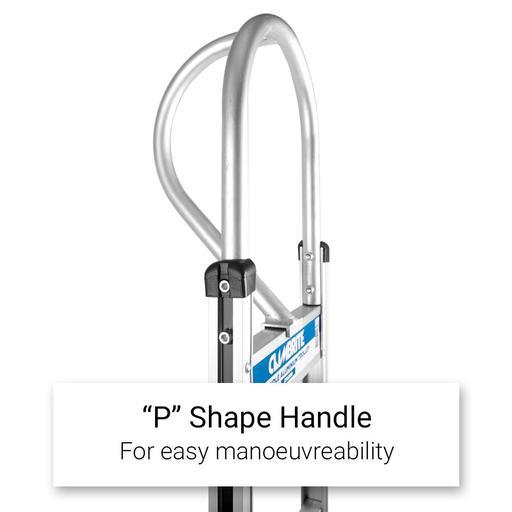 Climbrite CPA300 P-Handle Aluminium Trolley