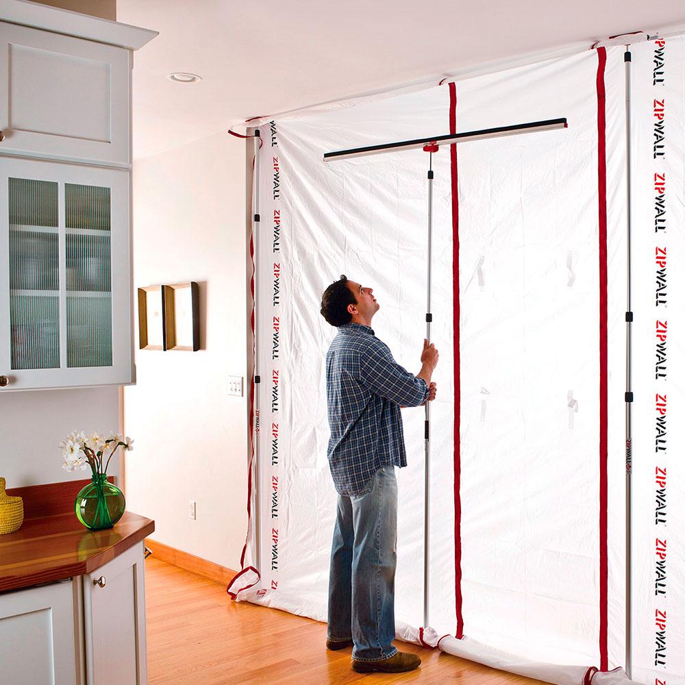 Zipwall ZTS2 FoamRail Tapeless Seal Cross Bars - 2 Pack