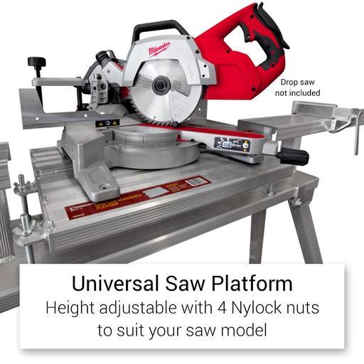 Xtorque XTOBEN 6m Professional Aluminium Mitre Drop Saw Stand Kit ...