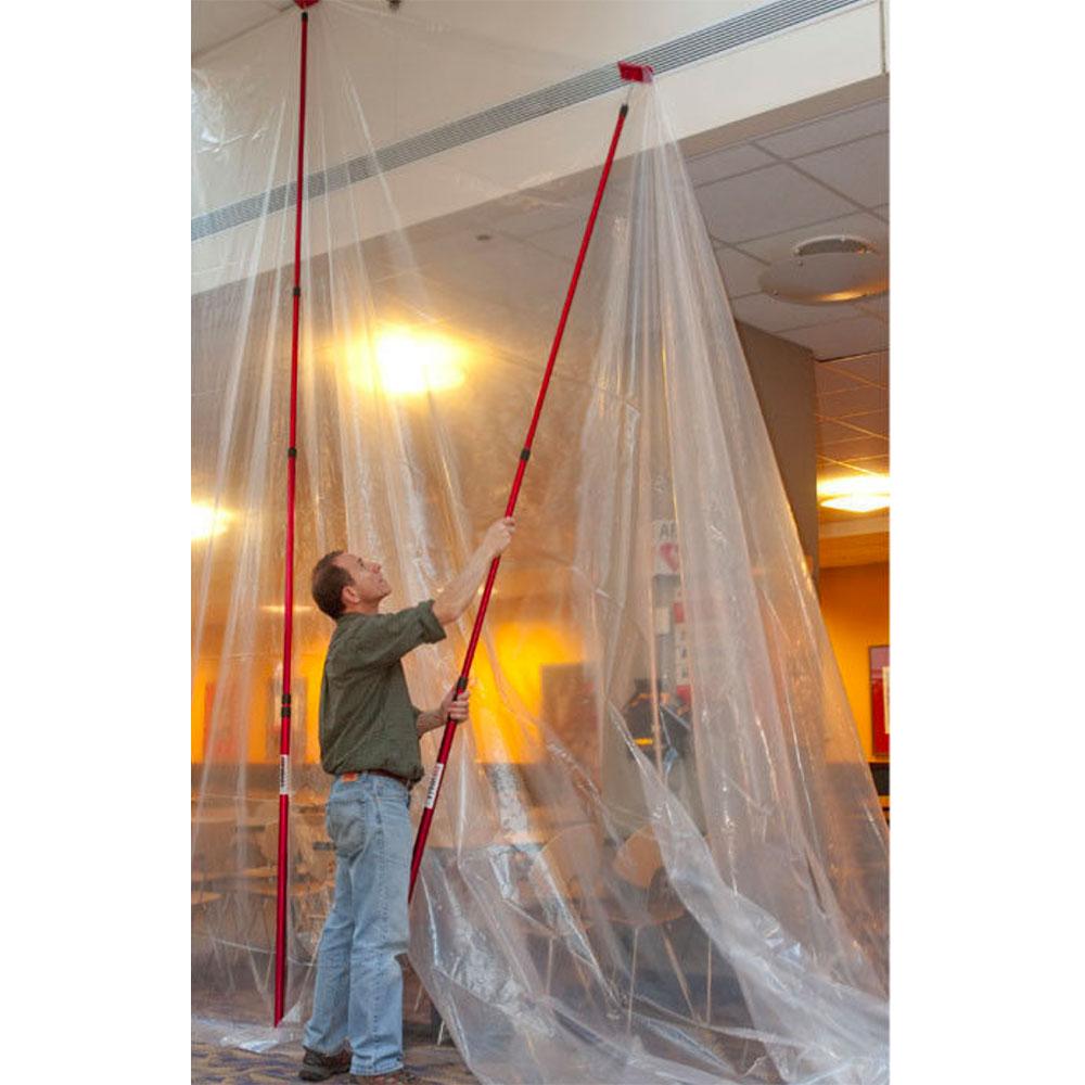 Zipwall KT20 6.1m Spring Loaded Poles for Extra Tall Ceilings