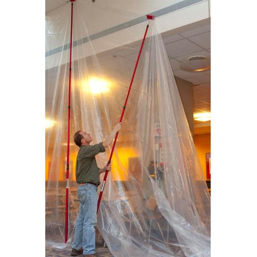 Zipwall KT20 6.1m Spring Loaded Poles for Extra Tall Ceilings