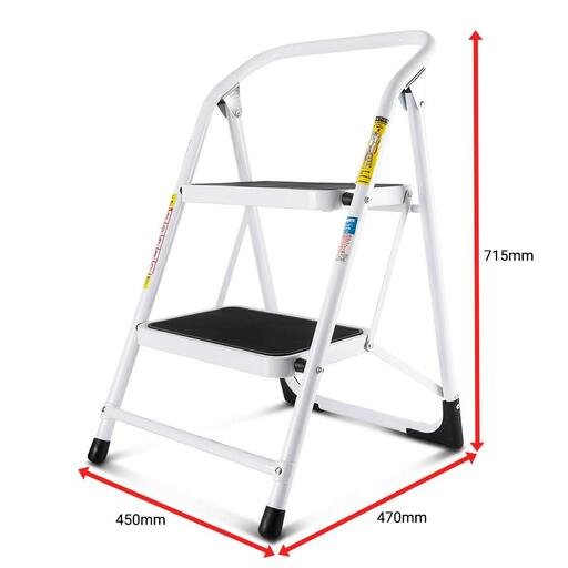 Climbrite CLIS2STEP Folding Steel 2 Step Ladder
