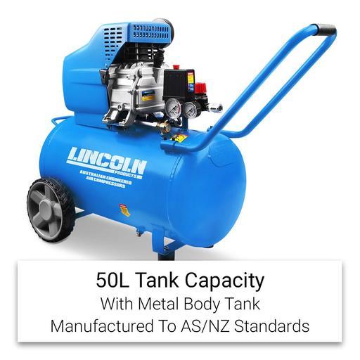 Lincoln L2550 50L 2.5HP Direct Drive Air Compressor