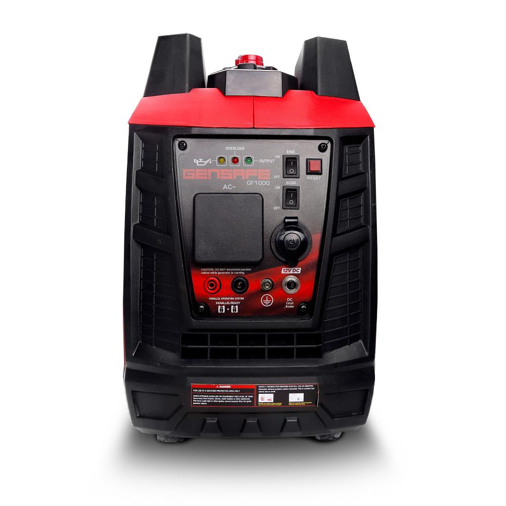 Gensafe GF1000X2 1kw Petrol Portable Inverter Generator 2-Pack with ...