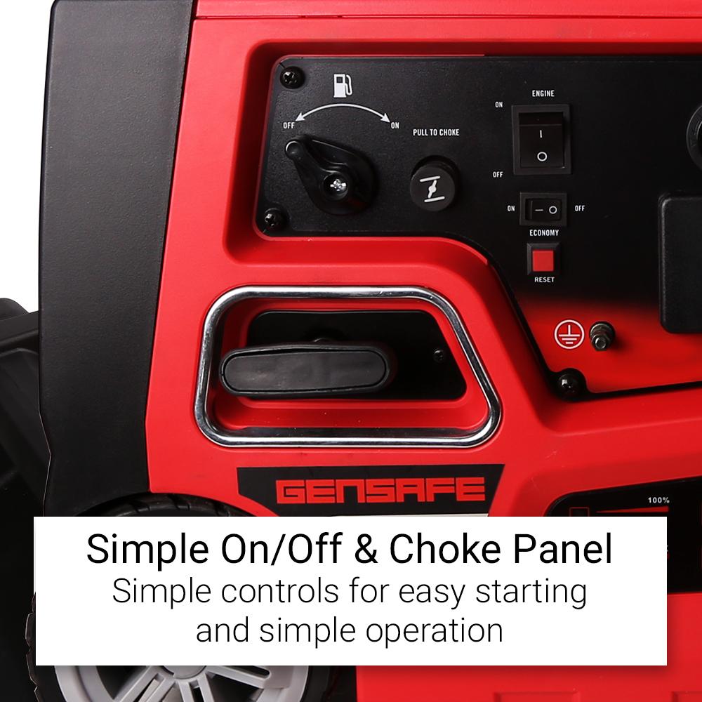 Gensafe GF3500 3.5kw Petrol Portable Inverter Generator