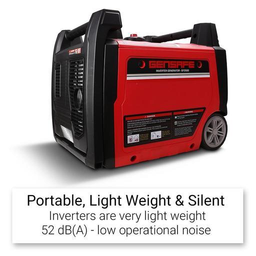 Gensafe GF3500 3.5kw Petrol Portable Inverter Generator