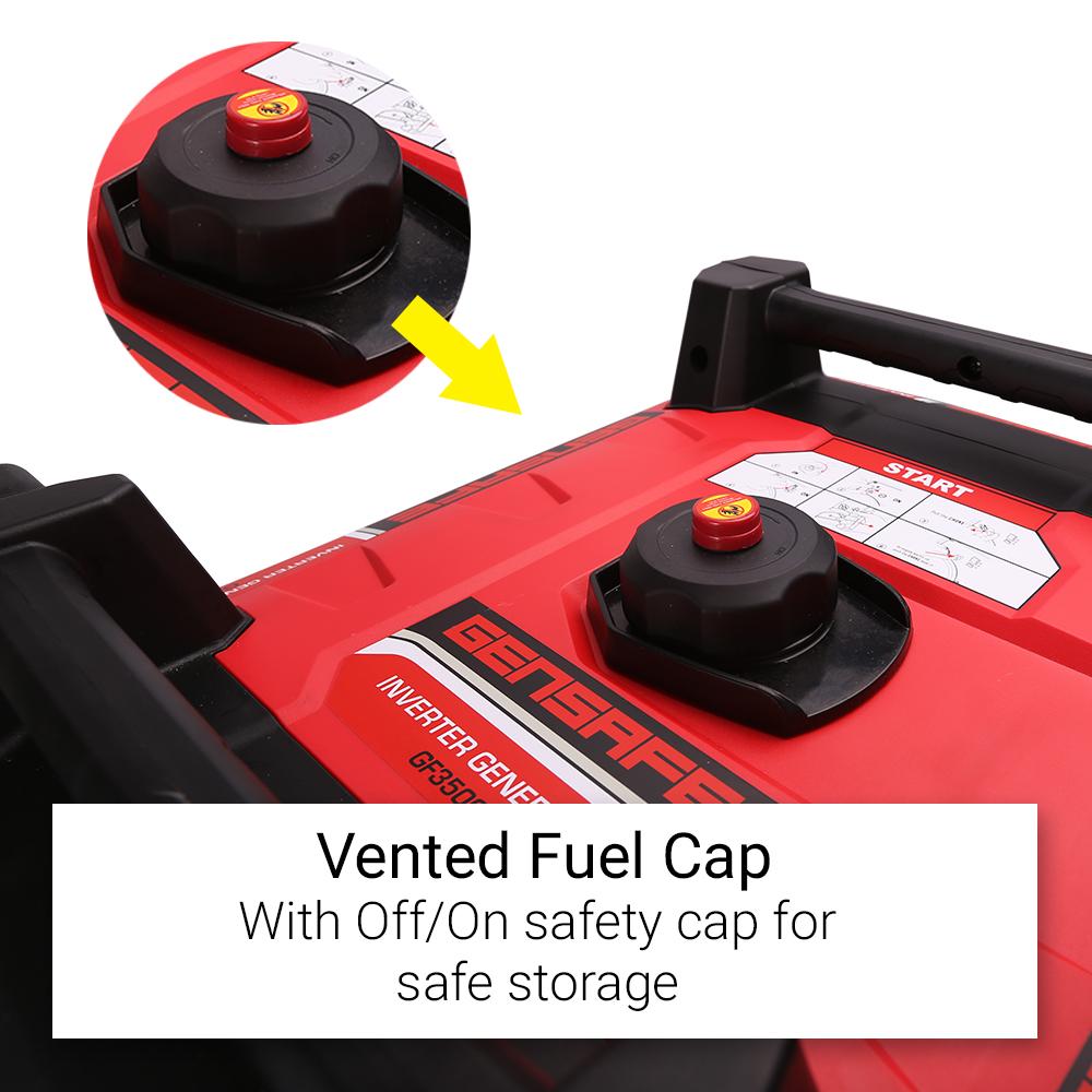 Gensafe GF3500 3.5kw Petrol Portable Inverter Generator