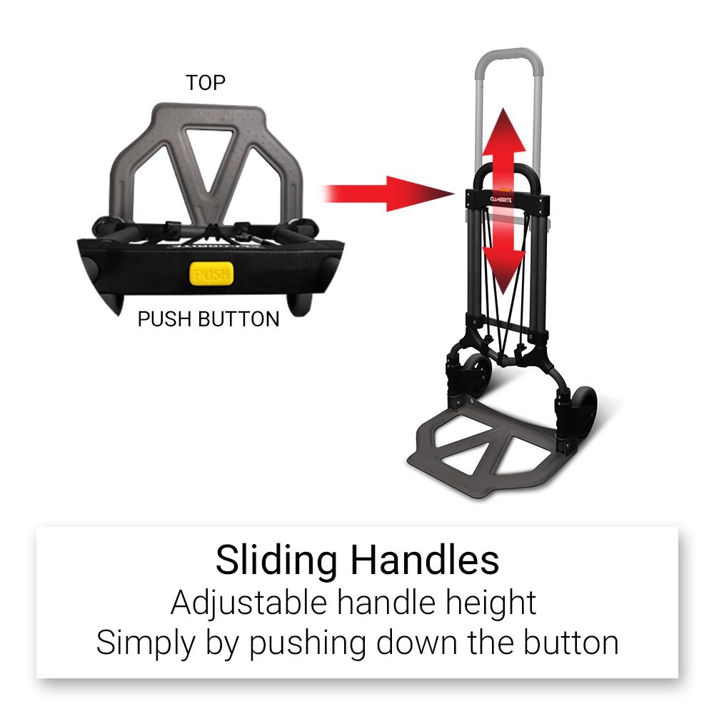 Climbrite FW90ST 68KG Folding Aluminium Hand Trolley
