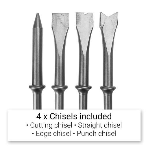Chicago Air CAH150 150mm Air Hammer With 4pce Chisel