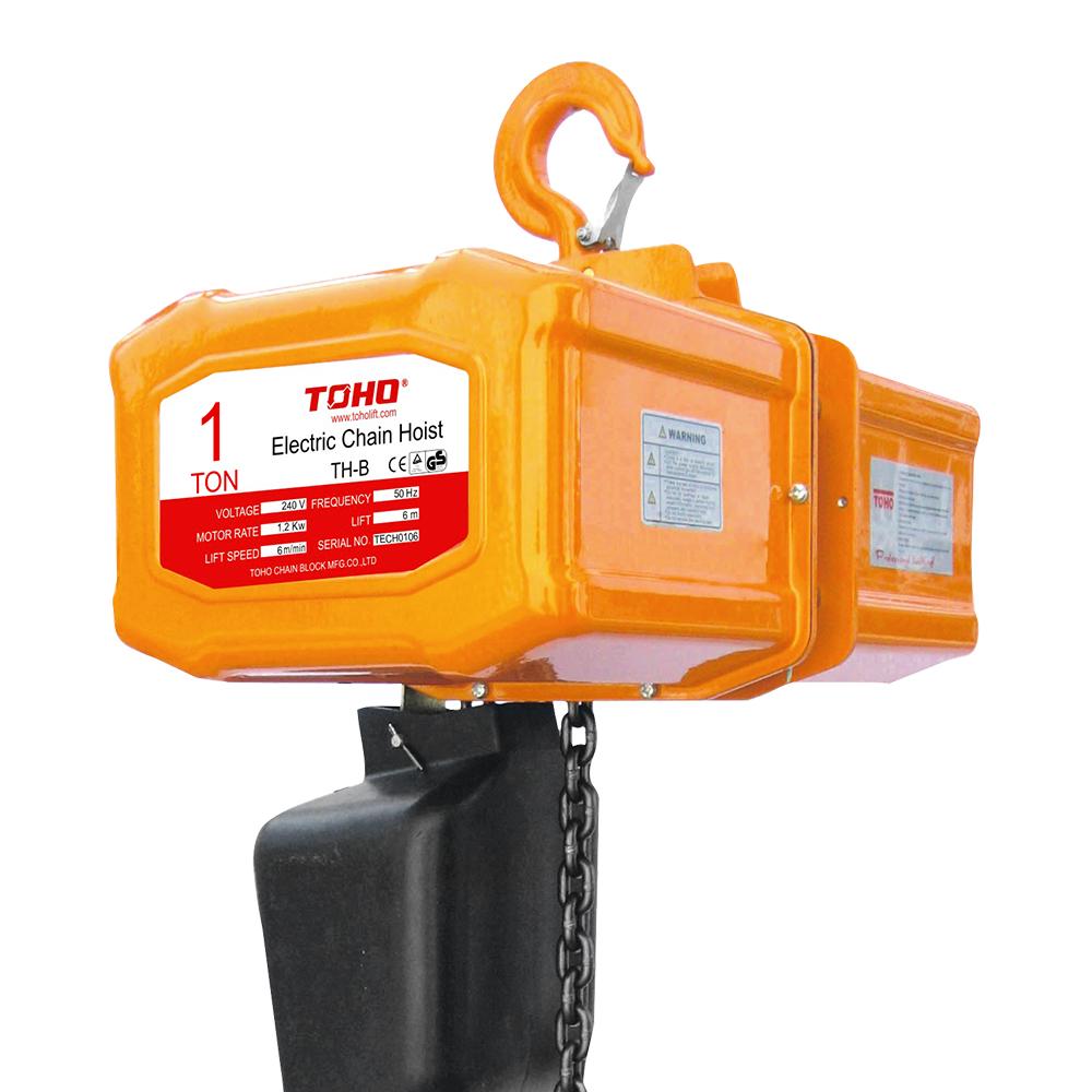 Toho TECH0106 1 Tonne 6M Hook Suspension Electric Chain Hoist