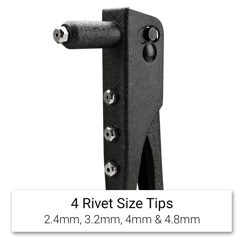 Sparrow SGR105 265mm (10-1/2") Heavy Duty Riveter with 4 Nose Tips
