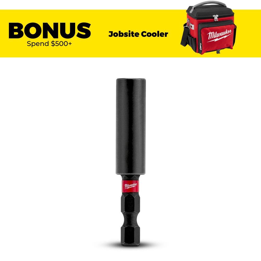 Milwaukee 48324502 SHOCKWAVE™ 61mm (2-3/8") Compact Magnetic Bit Holder
