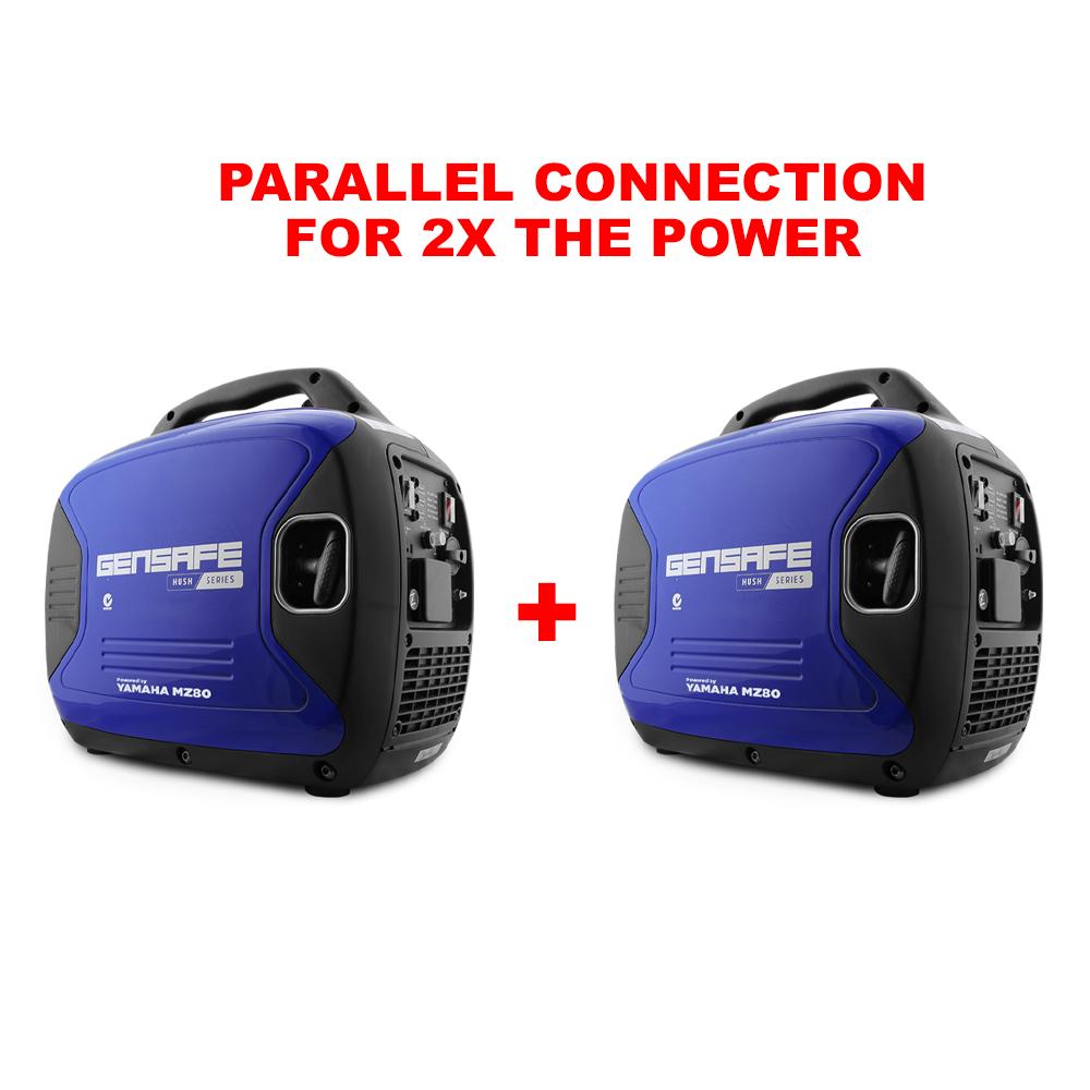 Gensafe GHS2000iX2 4-Stroke Petrol Powered Inverter Silent Generator 2 ...