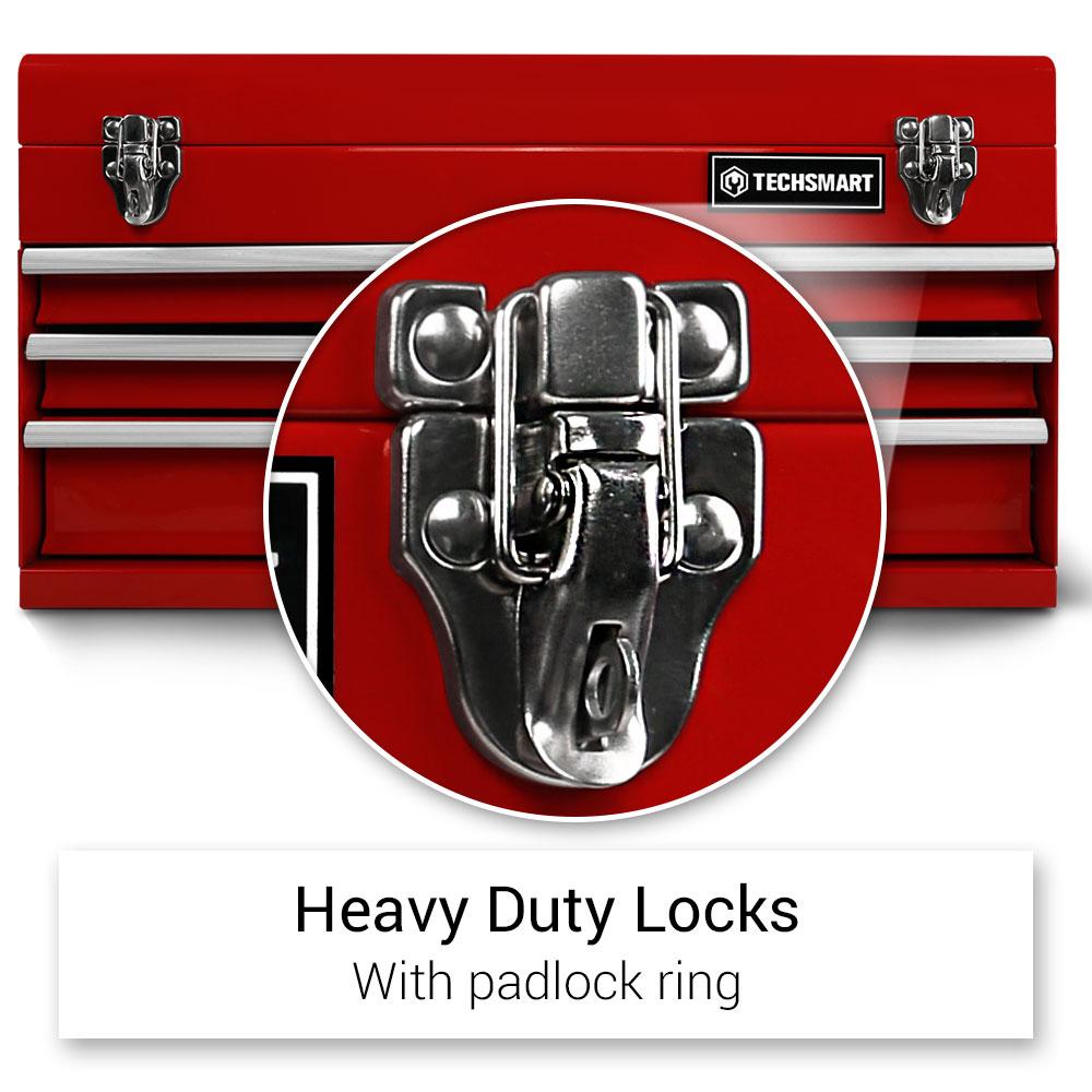 Techsmart TEC300 300pce 3 Drawer Tool Chest Kit