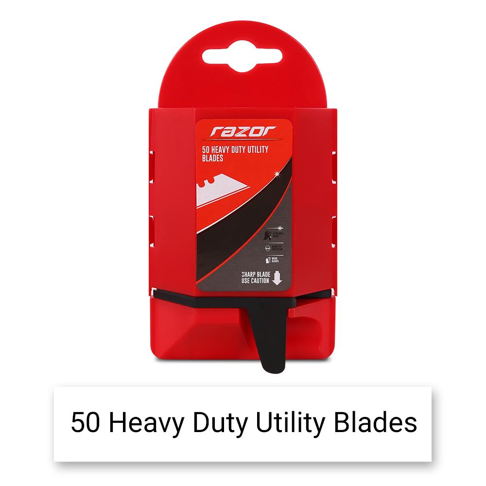 Razor RUB50 50-Pack Heavy Duty Utility Blades