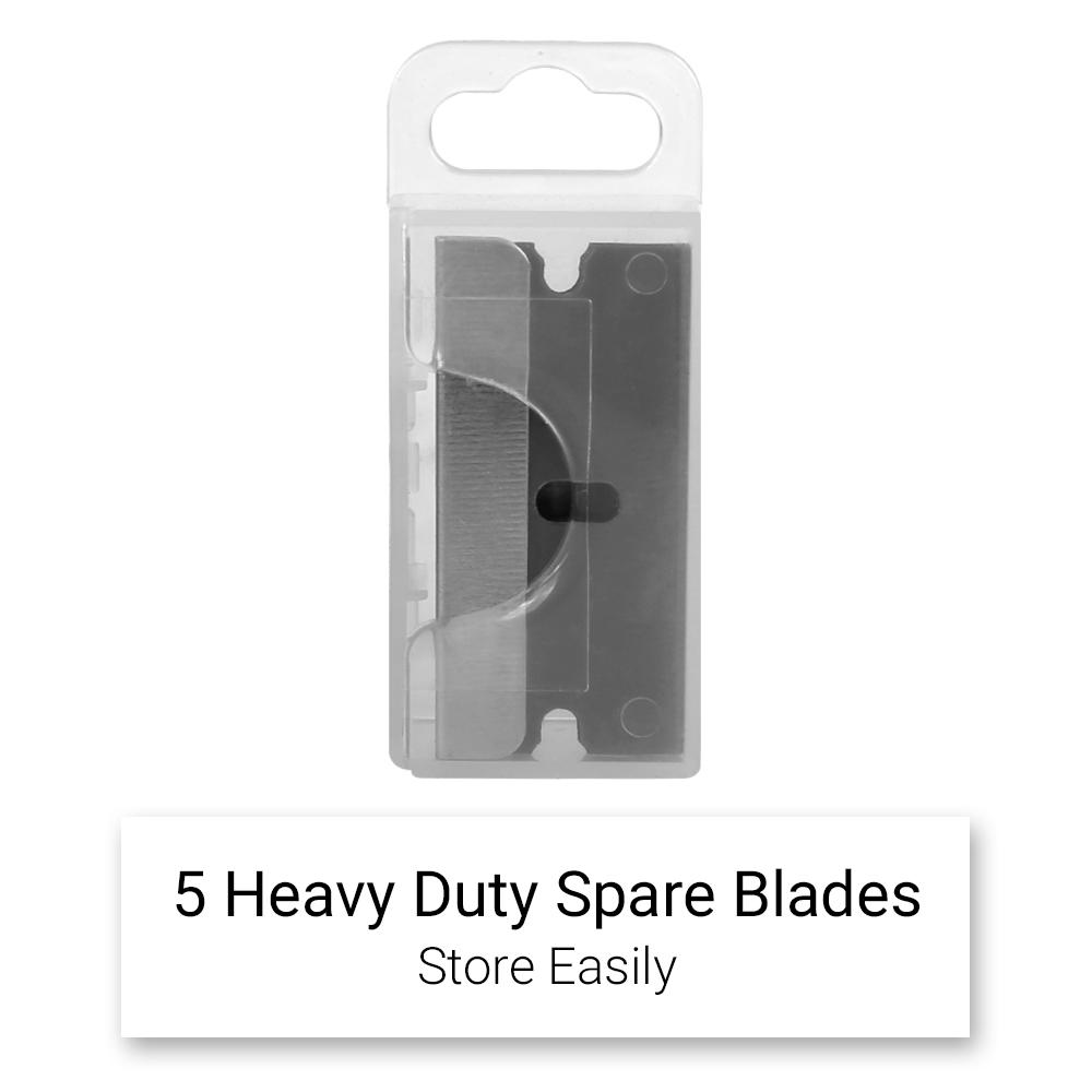 Razor RRSSB Retractable Safety Scraper with 5 Spare Blades