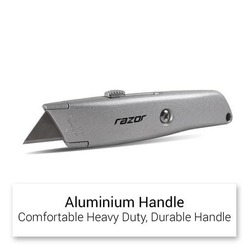 Razor RUKA3B Retractable Alloy Utility Knife