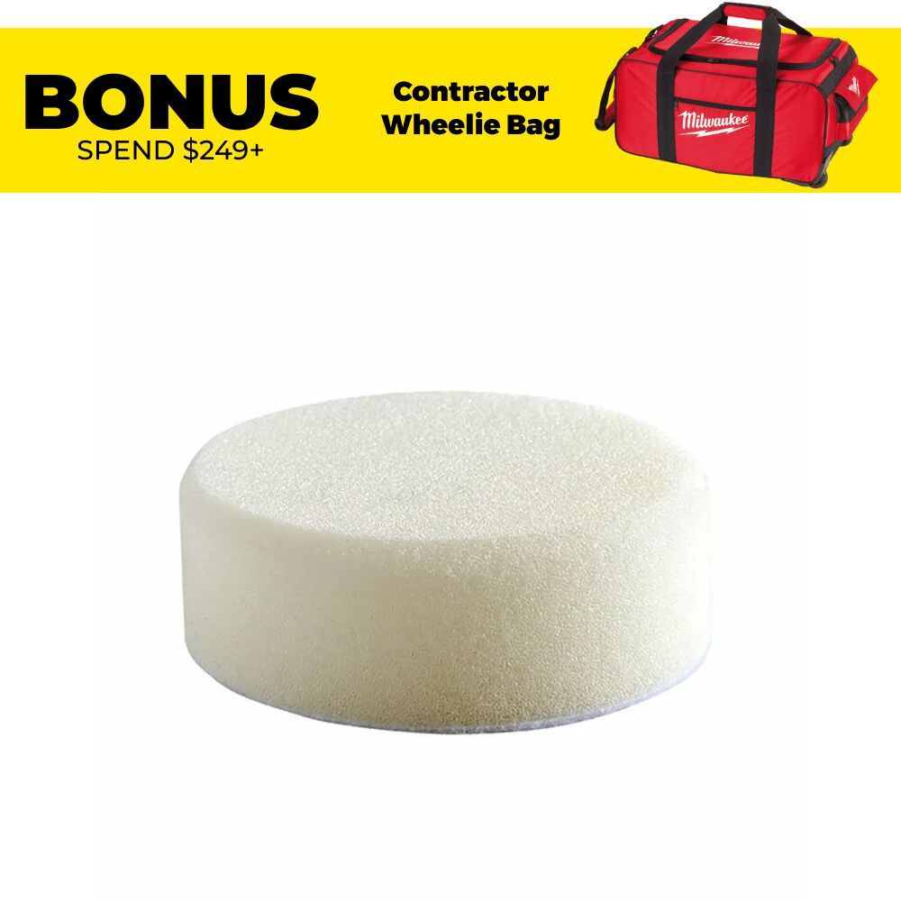 Milwaukee 4932430490 M12™ 75mm Polisher Sponge Soft White