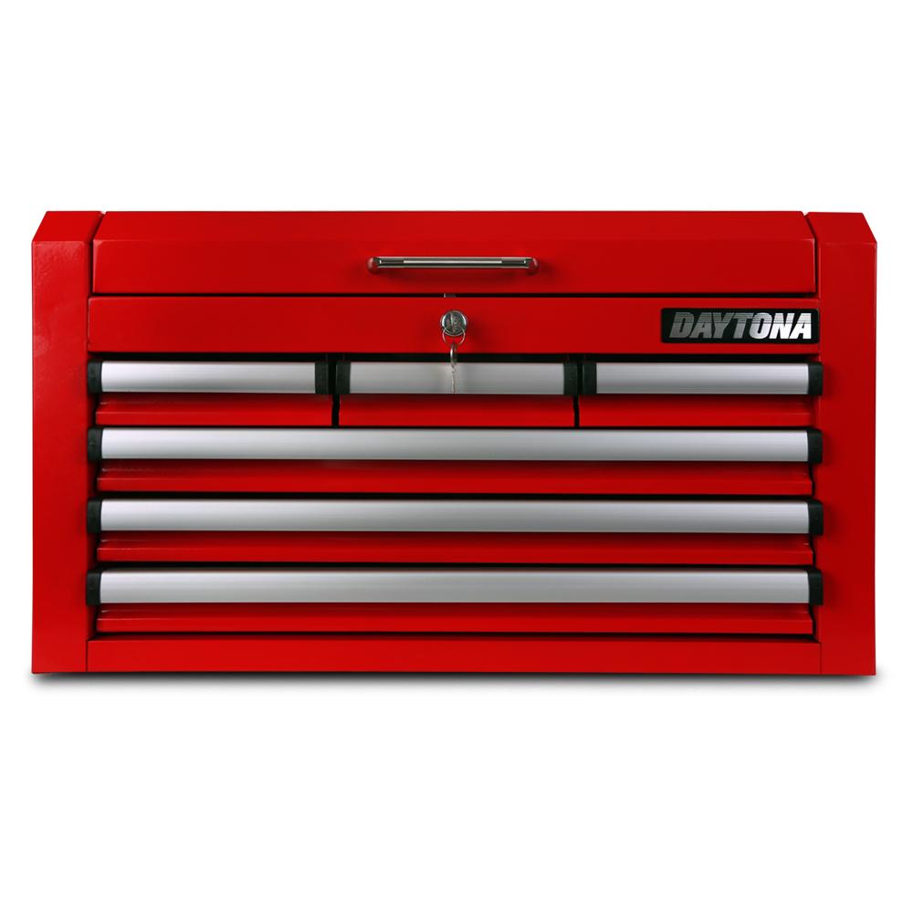 Daytona D6DTC 26" Heavy Duty 6 Drawer Tool Chest - Red